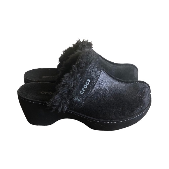CROCS | Shoes | Crocs Womens Cobbler Eva Mule Size 6 Wedge Heel Shoe ...